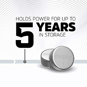 Energizer Silver Oxide Coin Batteries, Button Cell 1.5 Volt Battery Alkaline, 2 Count