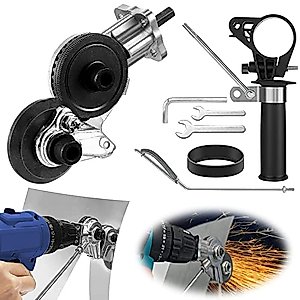 Metal Nibbler Drill Attachment, Electric Drill Plate Cutter, DIY Metal Drill Attachment, Safe and Durable Drill Accessory for Metal Cutting