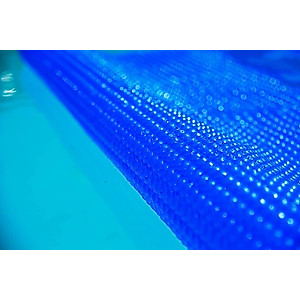 Sun2Solar Blue 12-Foot-by-28-Foot Rectangle Solar Cover | 800 Series Style | Heat Retaining Blanket for In-Ground and Above-Ground Rectangular Swimming Pools | Use Sun to Heat Pool | Bubble-Side Down…