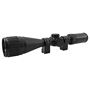 BSA Optics Outlook Illuminated Mil-Dot Reticle Air Rifle Scope with Adjustable Objective, Black, 4-12x44mm (AIR4-12X44AOIRTB)
