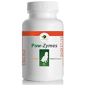 Paw-Zymes LP: Digestive Enzymes 228 Grams Powder-for Dogs & Pets