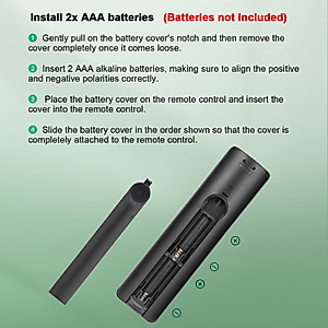 Gvirtue Remote Control BN59-01315J Replacement for Samsung-Smart-TV-Remote Samsung LED LCD QLED 4K 8K UHD 3D HDTV HDR Curved Crystal Smart TV with Netflix, Prime Video, Samsung TV Plus Button