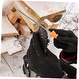 Uonlytech 1 Set Set File Swiss Pattern Rotary Burrs File Chainsaw Sharpeners Chainsaw Sharpening Kit Square Tool Drill Bit Sharpener Round Sharpener Round Files Metal Rasp Flat Plastic Grip