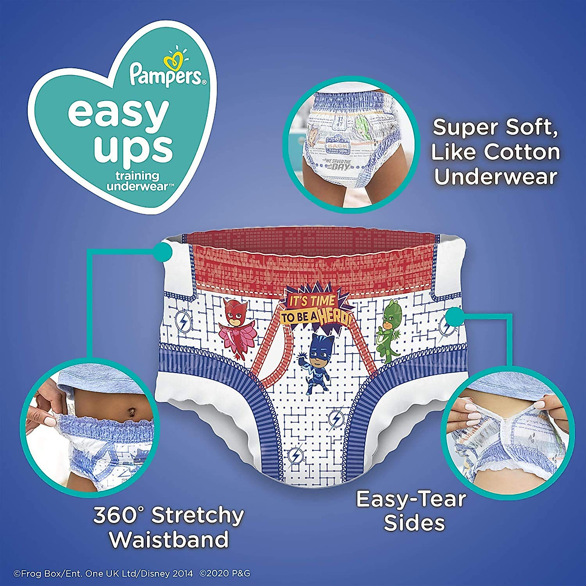 Potty Training Seat Starter Kit—My Size Potty Lights & Songs Transitions and Pampers Easy Ups 5T-6T Potty Training Underwear for Boys and Girls, Size 7, 84 Count (Packaging May Vary)