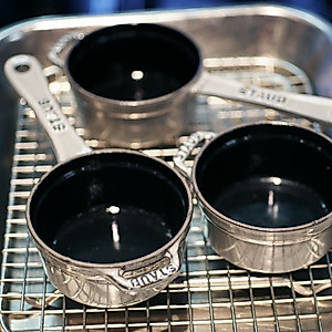 Staub 1241018 Mini Cast Iron Saucepan, 10 cm, Graphite Grey