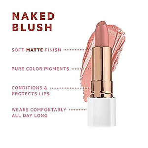 FLOWER BEAUTY Petal Pout Lip Color - Naked Blush, 1 Count (Pack of 1)