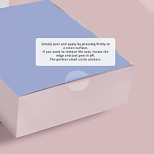 500 Sheets of Transparent Round Sealing Stickers 1.25‘’ Round Stickers Food Sealing Stickers Clear Round Label Sheets Stickers Food Packaging Sealing Stickers