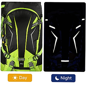 TOM SHOO 30L Cycling Backpack Lightweight Waterproof Backpack with Rain Cover Helmet Cover