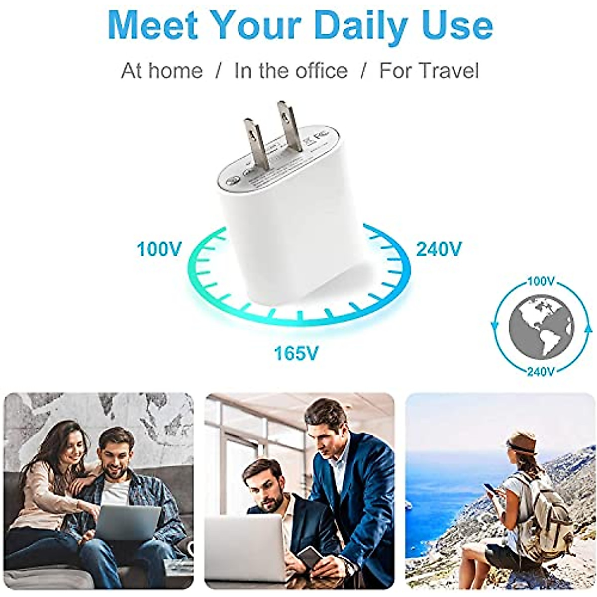 iPhone Fast Charger Block, IPREMIUM 2-Pack 20W USB C Wall Cube Charger PD 3.0 Power Adapter for iPhone 14/14 Pro/14 Pro Max/14 Plus/13/13 Pro Max/ 13 Pro/ 12/12 Pro Max/11/Xr/X, iPad Pro, AirPods Pro