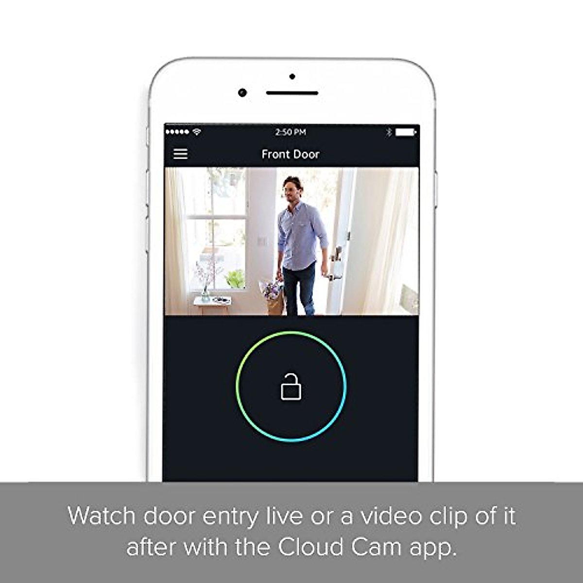 Kwikset Convert Smart Lock Conversion Kit (Amazon Key Edition – Amazon Cloud Cam Required), Compatible with Alexa in Satin Nickel