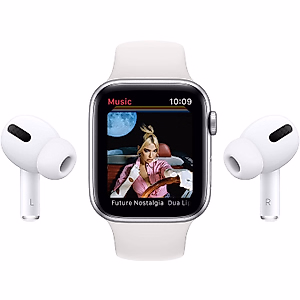 Apple Watch Series 6 (GPS, 44mm) - Gold Aluminum Case with Pink Sand Sport Band (Renewed)