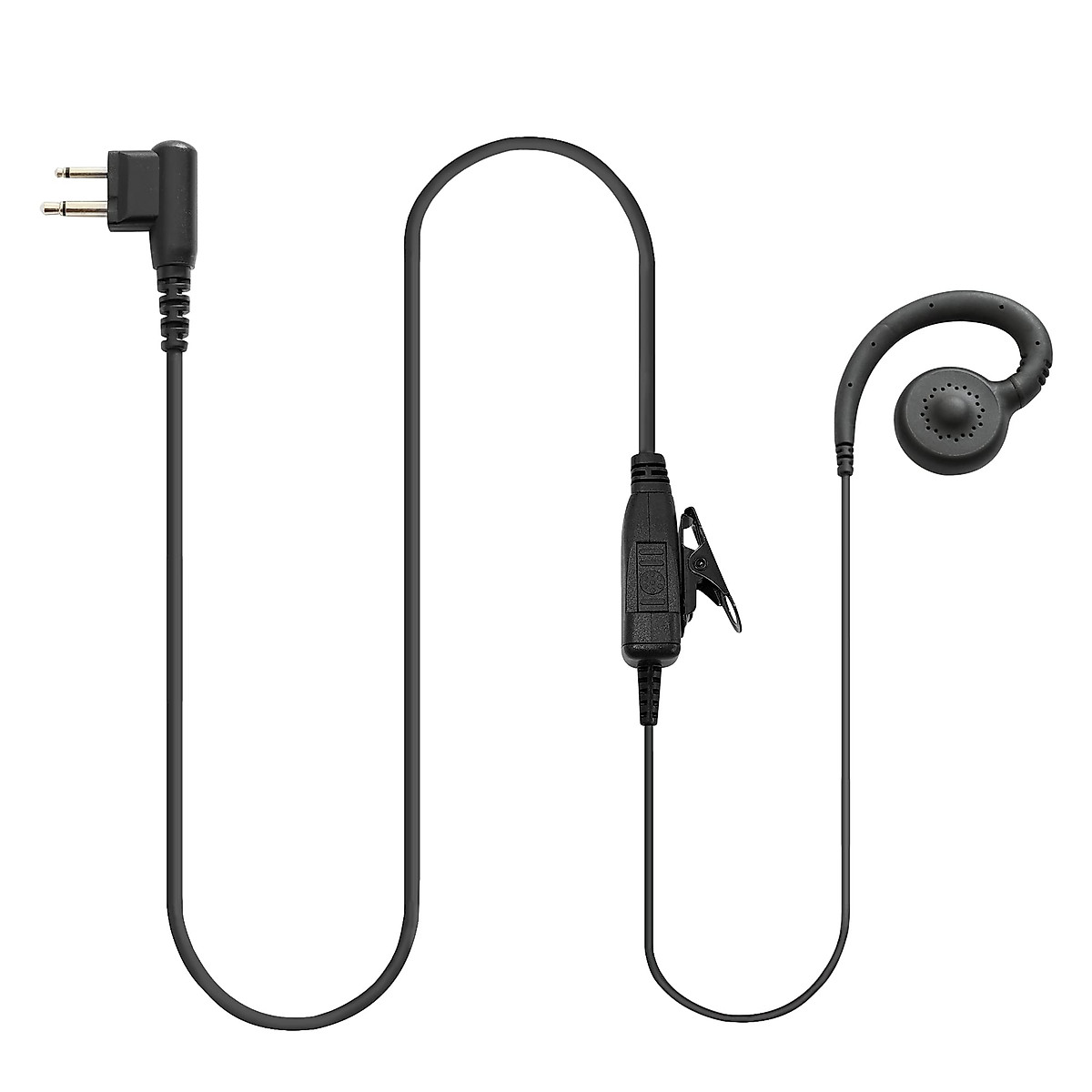 RLN6423 Earpiece Earloop Headset Replacement for PR400 RDU2020 CP200 CP185 RDV2020 RDV2080D RDV4100 RDV4160D RDV-5100 Radio