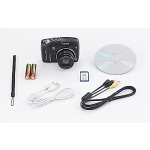 Canon Powershot SX110IS 9MP Digital Camera with 10x Optical Image Stabilized Zoom (Black)