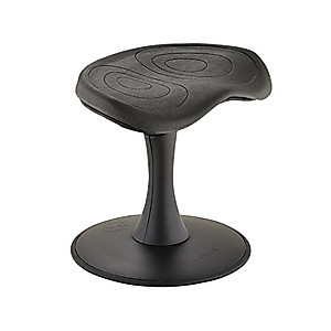 Safco Products 2270BL Fidget Active Stool, 14", Black