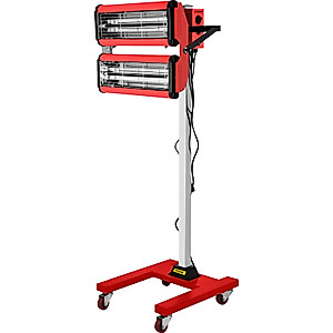 Bestauto 2000W Baking Infrared Paint Curing Lamp Short Wave Infrared Heater Car Bodywork Repair Paint Dryer/Stand