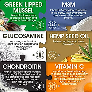 YUMA'S Hemp Calming Chews for Dogs with Anxiety and Stress (135 Chews)