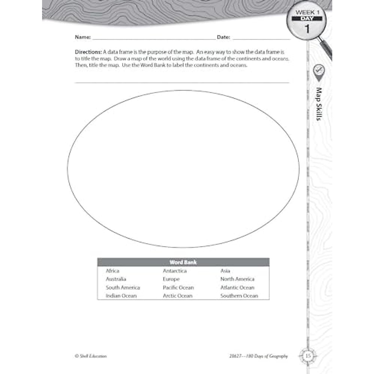180 Days™: Social Studies, Geography for 6th Grade Practice Workbook for Classroom and Home, Cool and Fun Practice Created by Teachers (180 Days of Practice)