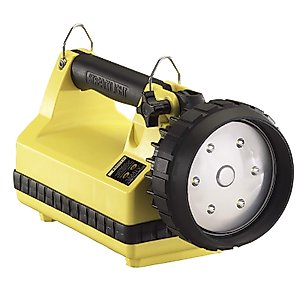 Streamlight 45821 E-Flood LiteBox 1500-Lumen 4700 Candela Rechargeable Flood Beam Lantern with AC/DC Charging, Heavy Duty Shoulder Strap and Mounting Rack, Yellow