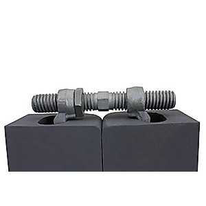 Mytee Products (4 Pack) SEA Rail Shipping Container Bridge Fittings Clamp - 380 mm Clamp - Used to Connect Shipping Containers Together