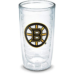 Tervis Made in USA Double Walled NHL Boston Bruins Insulated Tumbler Cup Keeps Drinks Cold & Hot, 16oz - No Lid, Primary Logo