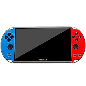GoolRC Video Game Console Handheld Game Players X12 Plus 7 inch Built in 1000 Games 16GB Handheld Double Joystick Game Controller Spupport AV Output TF Card Music E-Book