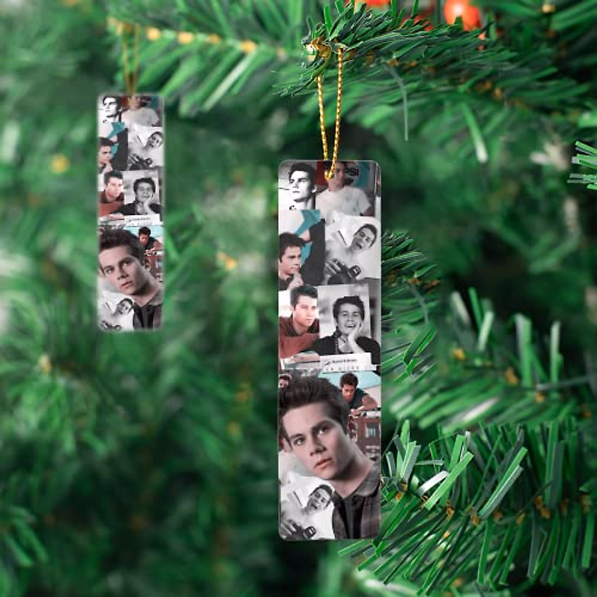 Bookmarks Ruler Metal Stilinski Bookography Wolf Bookworm Actor Measure Reading Tassels for Book Bibliophile Gift Reading Christmas Ornament Markers Bookmark