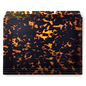 Kate Spade New York Organizer Thick File Folders Pack of 6 (Tortoise)