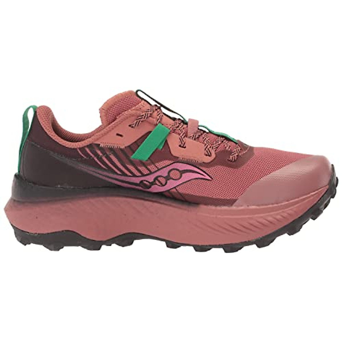 Saucony Women's Endorphin Edge Hiking Shoe, SOOT/Basalt, 8