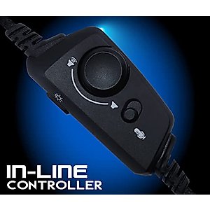 Rosewill Saros C150XS 7.1 Surround Sound USB Pro Gaming Headset, 50mm Full Spectrum Driver, Noise Reduction Microphone, Convenient in-Line Controls, Dynamic RGB Backlighting, Software Configuration