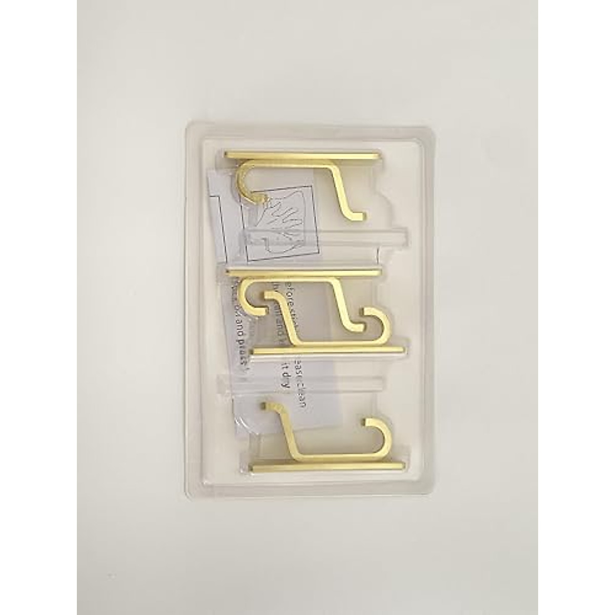 pickpiff Self Adhesive Hooks, Extra Sticky 10LB (Max), Heavy Duty Stainless, Stick On Wall and Door Hooks for Hanging, Bathroom Towel Hooks and Coat Hooks, Robe Hook Wall Mounted, Gold, 4 Pack