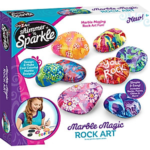Shimmer ‘n Sparkle Marble Magic Rock Art Craft Kit