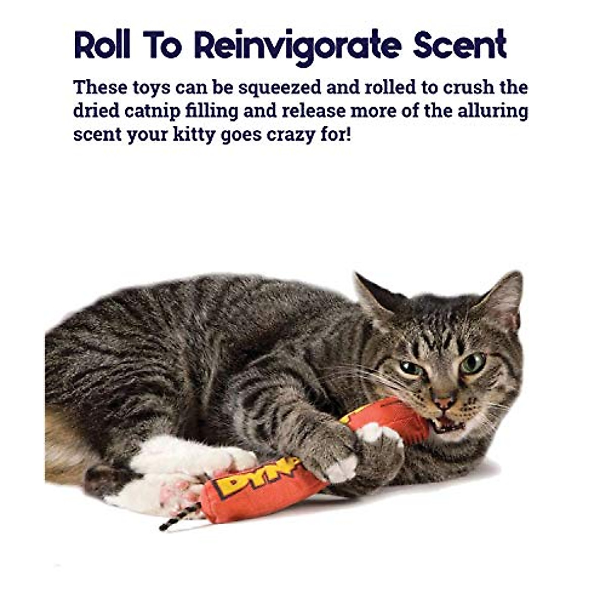 Catstages Green Magic Dynamite Stick Catnip Cat Toy