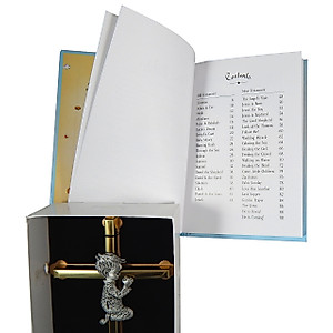 CA Baby Boy First Bible and 6" Praying Baby Boy Wall Cross