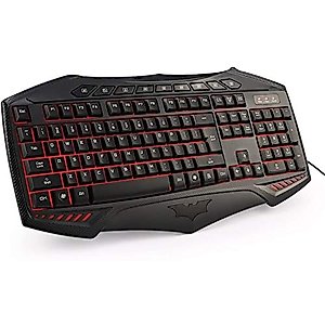 SANOXY Universal Backlit Multimedia Gaming Keyboard, Wired LED Game Keyboard