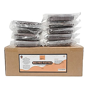 The Magnificent Bee - Bee Food Pro Patties, 10 Lbs, High Protein Pollen Substitute Patties with Vitamins, Antioxidants and Trace Mineral | USA Brand