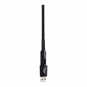Edimax Wi-Fi 5, 802.11ac AC1200 Dual-Band Adapter for PC w/MU-MIMO, 867Mbps (5GHz) + 300Mbps (2.4GHz) Wireless USB 3.0 Adapter Dongle w/Adjustable Antenna, Win 11, Mac OS, Linux, EW-7822UAD