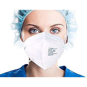 Lyka Distribution KN95 Face Masks - 50 Pack - 5 Layer Protection Breathable Face Mask - Filtration>95% with Comfortable Elastic Ear Loop | Non-Woven Polypropylene Fabric