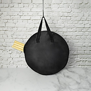 AAGUT Practice Pad with Drum Sticks Set, 12 Inch Marching Band Bass Snare Drums Pads with 4 Hickory Classic Drumsticks and Carry Bag (Gray)