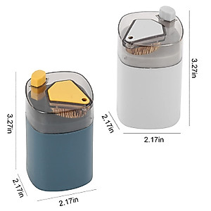 Avesfer 3 PCS Toothpick Holder Dispensers with 900 PCS Toothpicks Pop-Up Automatic Tooth Pick Dispenser for Kitchen Restaurant Thickening Container Pocket Novelty, Sturdy Safe Portable Storage Box