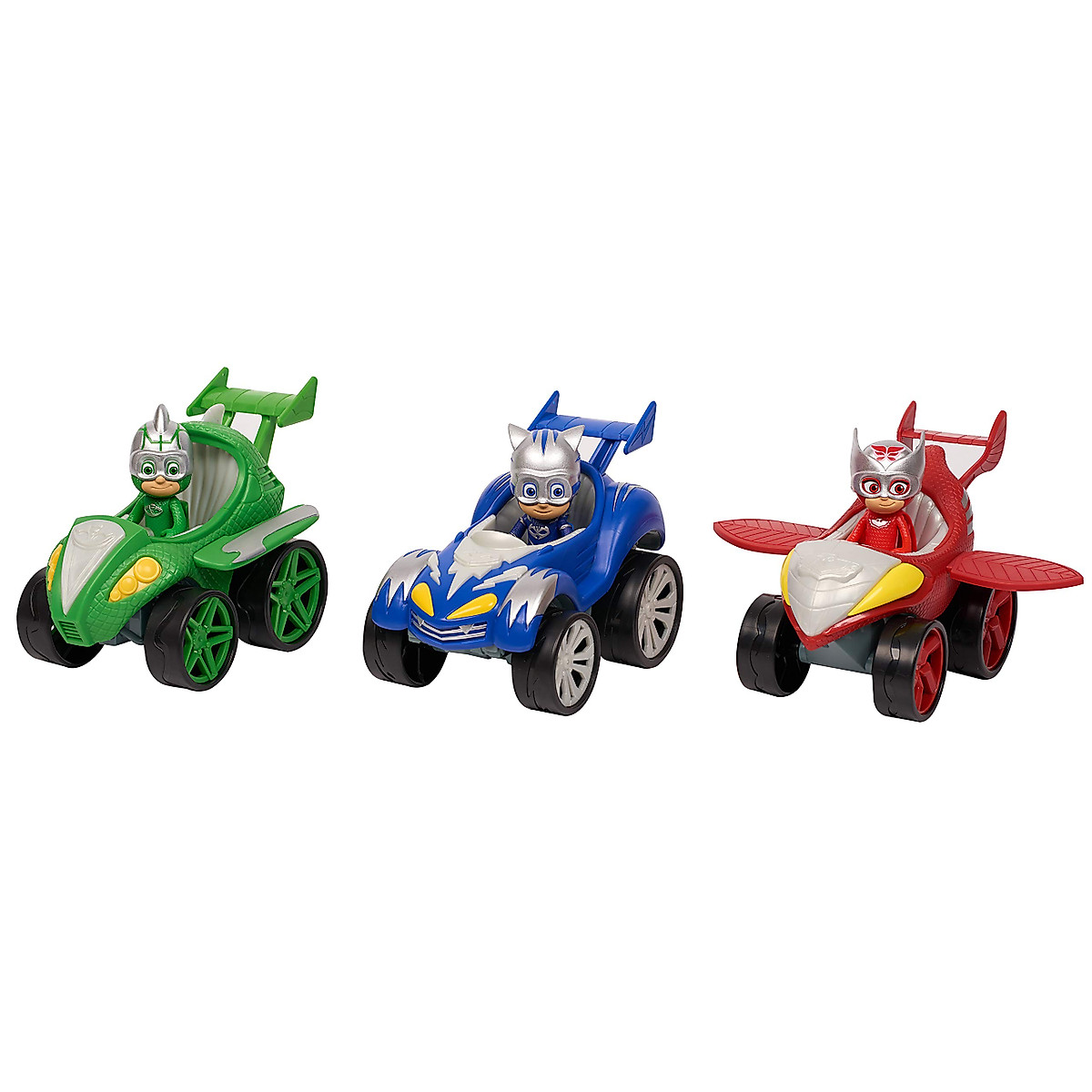 PJ Masks Power Racers Vehicles, Articulated Owlette Figure and Owl Glider, Red PJ Mask, Kids Toys for Ages 3 Up by Just Play