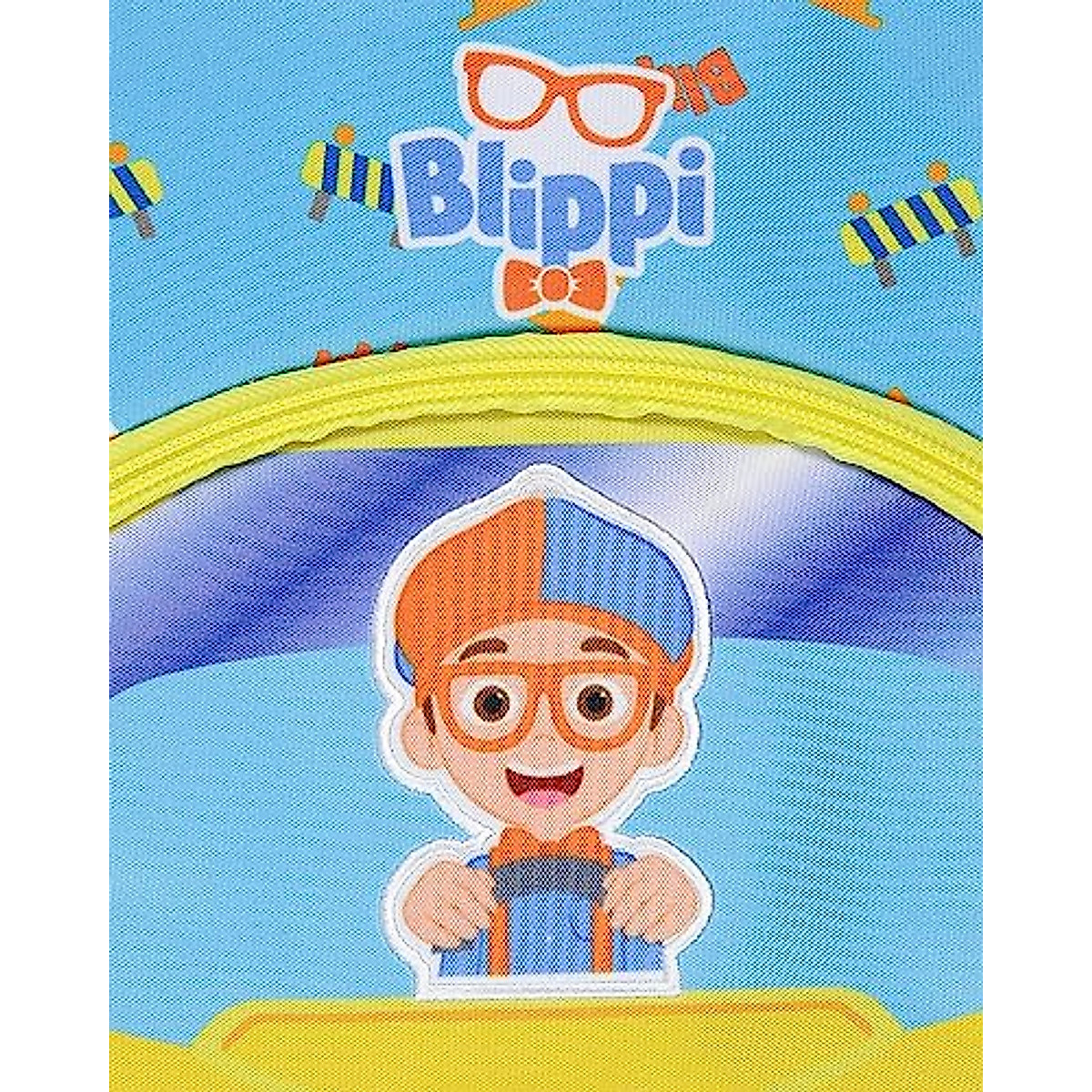 AI ACCESSORY INNOVATIONS Blippi Kids Lunch Box Joy Ride School Insulated Lunch Bag Tote For Hot And Cold Food, Drinks, And Snacks
