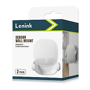 Lenink Wall Mount Compatible with Ecobee Smart Sensor, 2 Pack Smart Sensor Wall Holder Replacement Intelligent Robot Model (White)