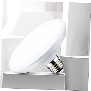 Housoutil 1pc LED Flying Saucer Light Kitchen Light Fixture White Ceiling Lamp Flat Lighting Fixture Ceiling Light Fixtures Round Chandelier White Flush Mount Ceiling Light Rond Light Round