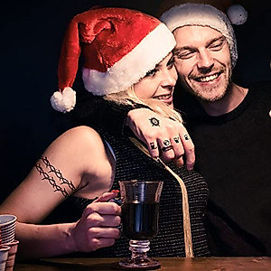 PADOUN Barbed Wire Tattoos, 6-Sheet Large Barbed Wire Totem Temporary Tattoos, Armbands Fake Tattoos for Men Women Realistic Waterproof