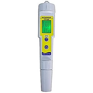 YUESFZ Precise Portable Acidity PH Tester High-Precision Pen-Type PH Meter Pen Waterproof PH Test Pen Water Quality Tester Practical Water Quality Detector