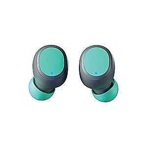 VINYL by Skullcandy True Wireless Bluetooth Earbuds Grey/Teal (V2VYW-N299)