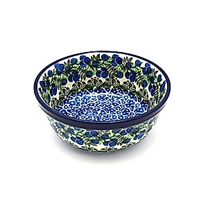 Polish Pottery Bowl - -Salad - Huckleberry