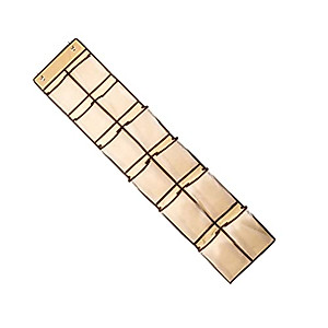 Cabilock Clear Storage Tote Pocket Organizer Pouch Bags Storage Tote 1PC 12 Pockets Door Haning Shoe Organizer Non-Woven Fabrics Storage Bag Mesh Pouch (Beige) Organizer Clear