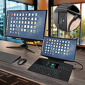 4K Mini DisplayPort to DisplayPort Cable (Mini-DP to DP) – 15ft – with Special A.I.S. Shielding in The Connector, Mini-DP/Thunderbolt 1 & 2 for PC, Laptop & Mac by CableDirect