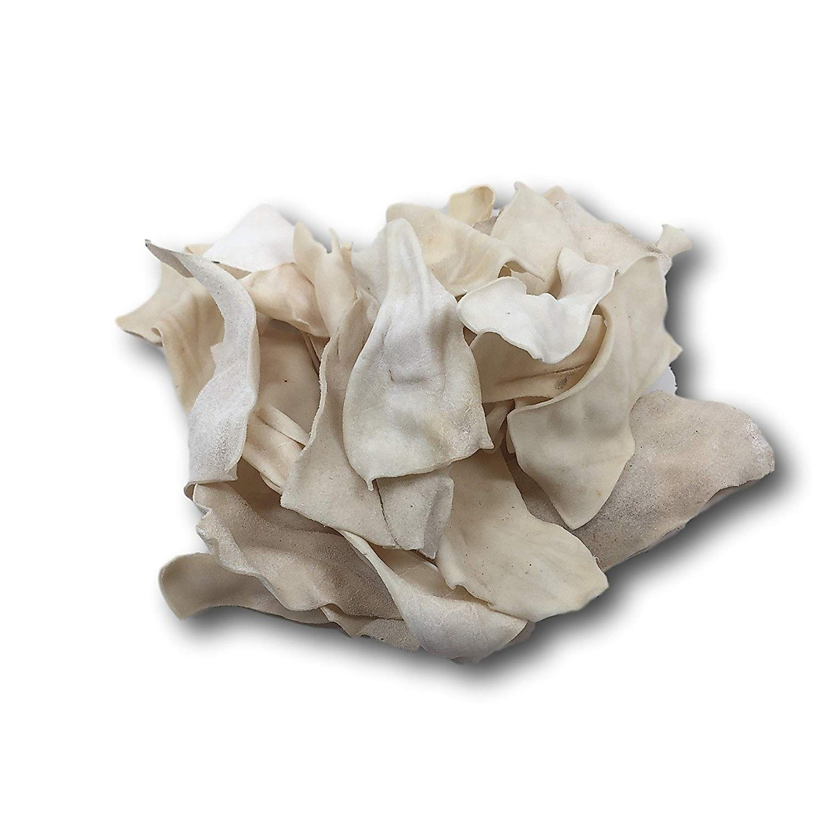 Natural & Roasted Rawhide Chips for Dogs Bulk Rawhide Dog Treats - 1LB & 3LB Bags (1 LB (Pack of 1), Beef)